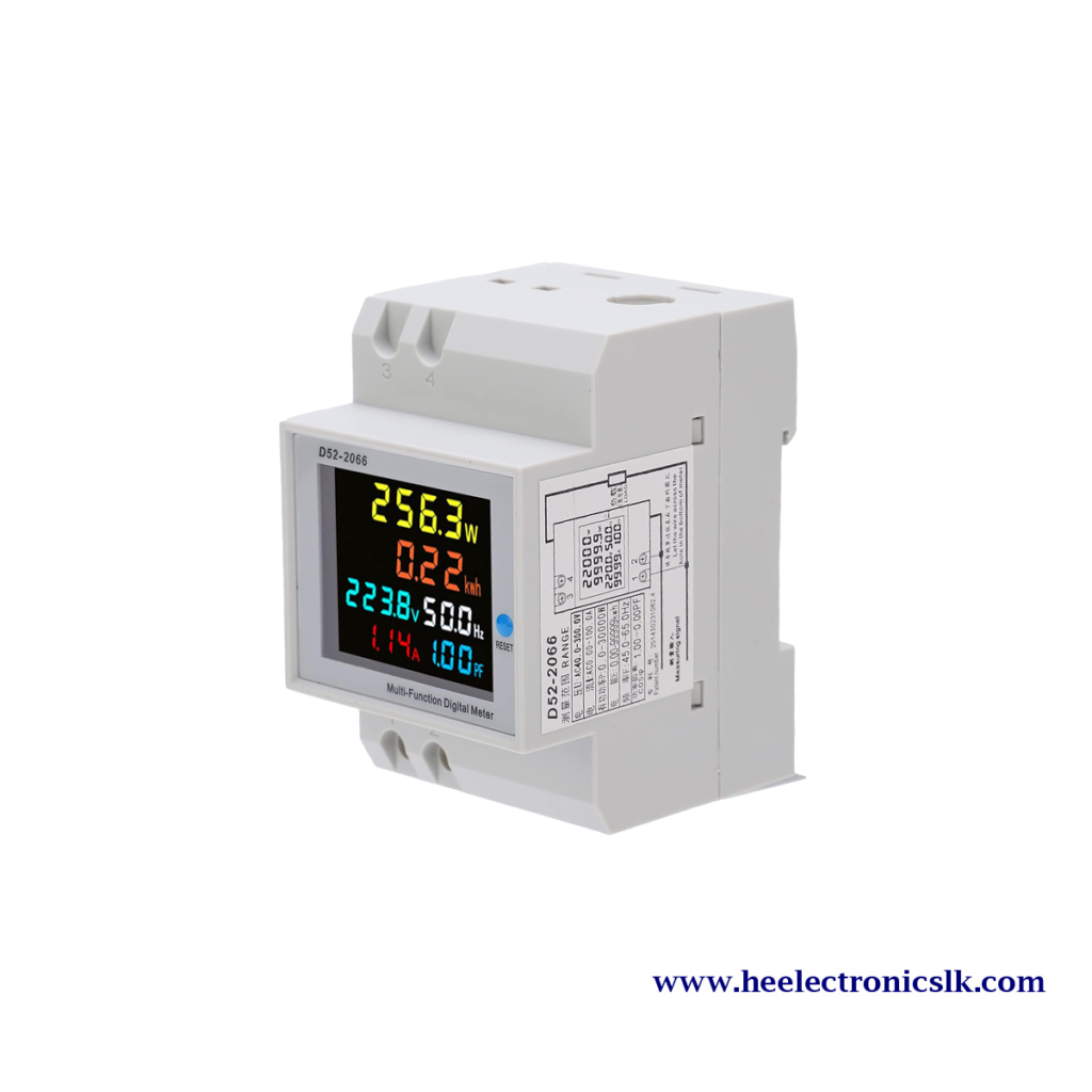 Electricity single phase meter 220V – H&E Electronics