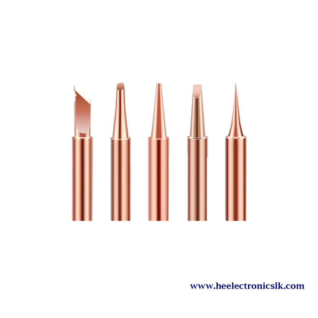 5pcs/set Pure Copper 900M-T Soldering Tips | H&E Electronics