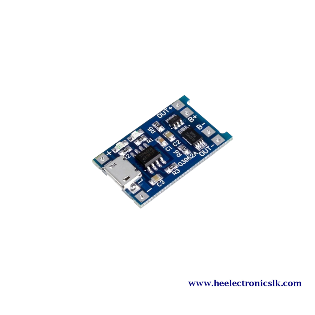 TP4056 5V 1A Micro USB 18650 Lithium Battery Charging Module | H&E ...