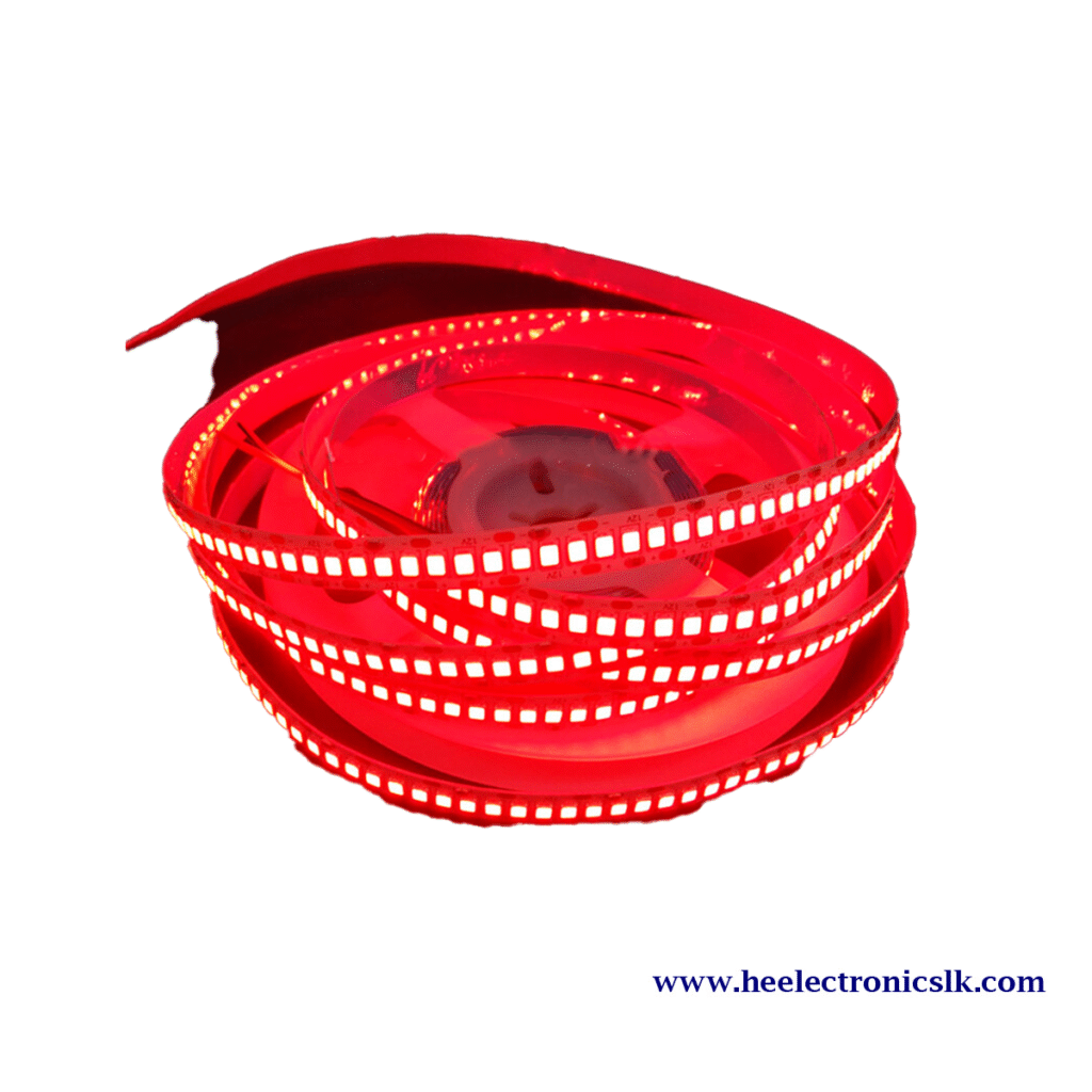 2835 5m 12V Strip Red 120LED | H&E Electronics